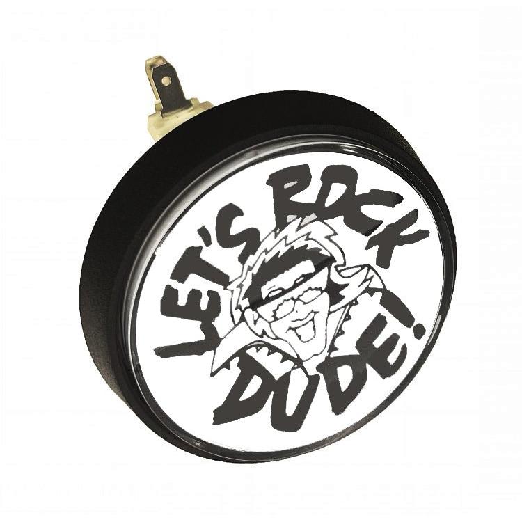SHB 001 Al s Garage Band Let s Rock Dude Ball Launch Button shb-001-al-s-garage-band-let-s-rock-dude-ball-launch-button